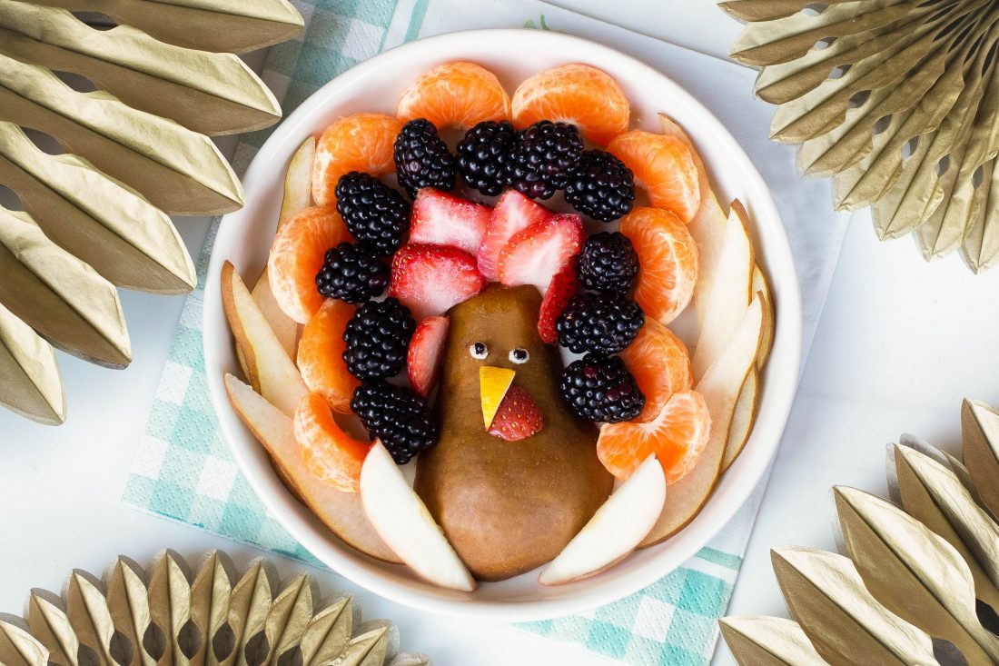 Gobble it Up Turkey Fruit Platter - Aurora Satler